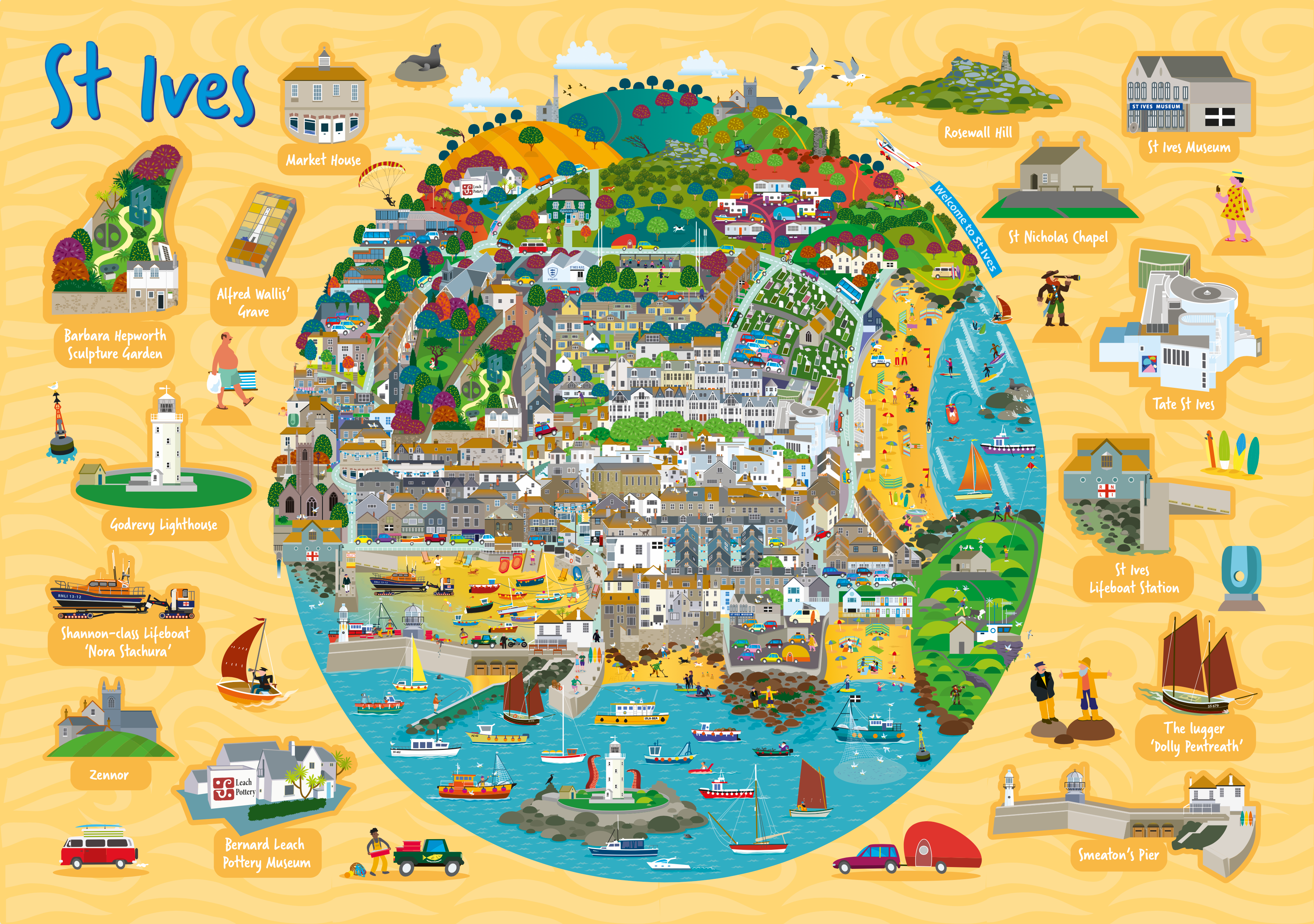 St Ives 1000 piece jigsaw puzzle – Planet Life Art